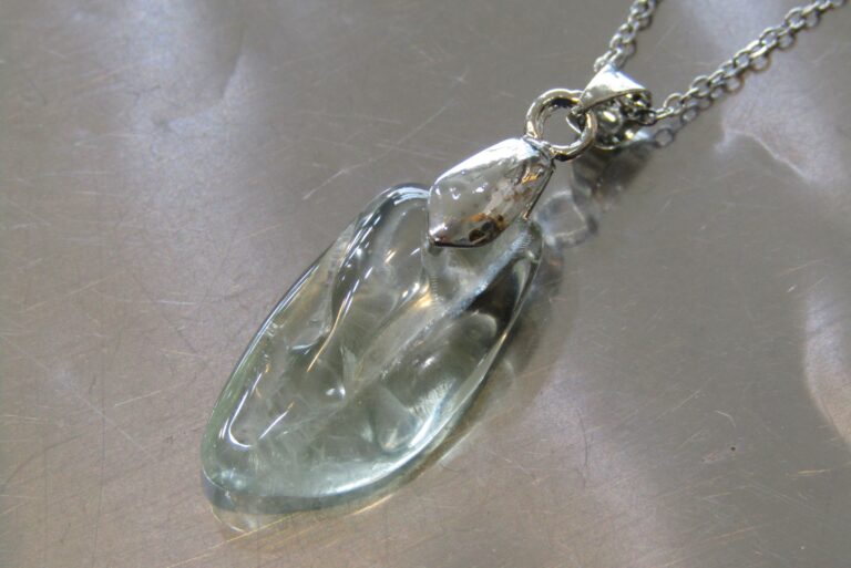 対人関係の疲れを癒す石 グリーンアメジストネックレス sa1650 | 天然石・パワーストーン専門店【地球(ほし)のかけら】